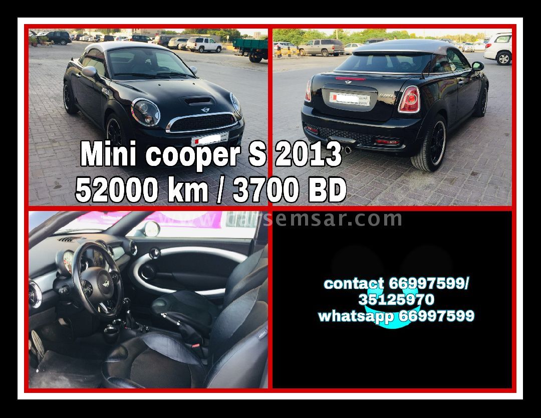 2013 Mini Cooper S for sale in Bahrain - New and used cars for sale in ...