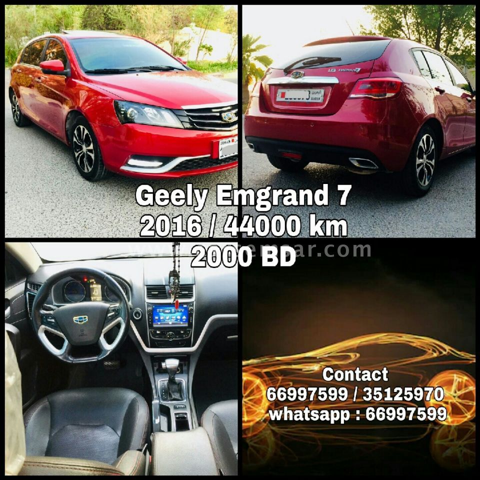 2016 Geely Emgrand for sale in Bahrain - New and used cars for sale in ...
